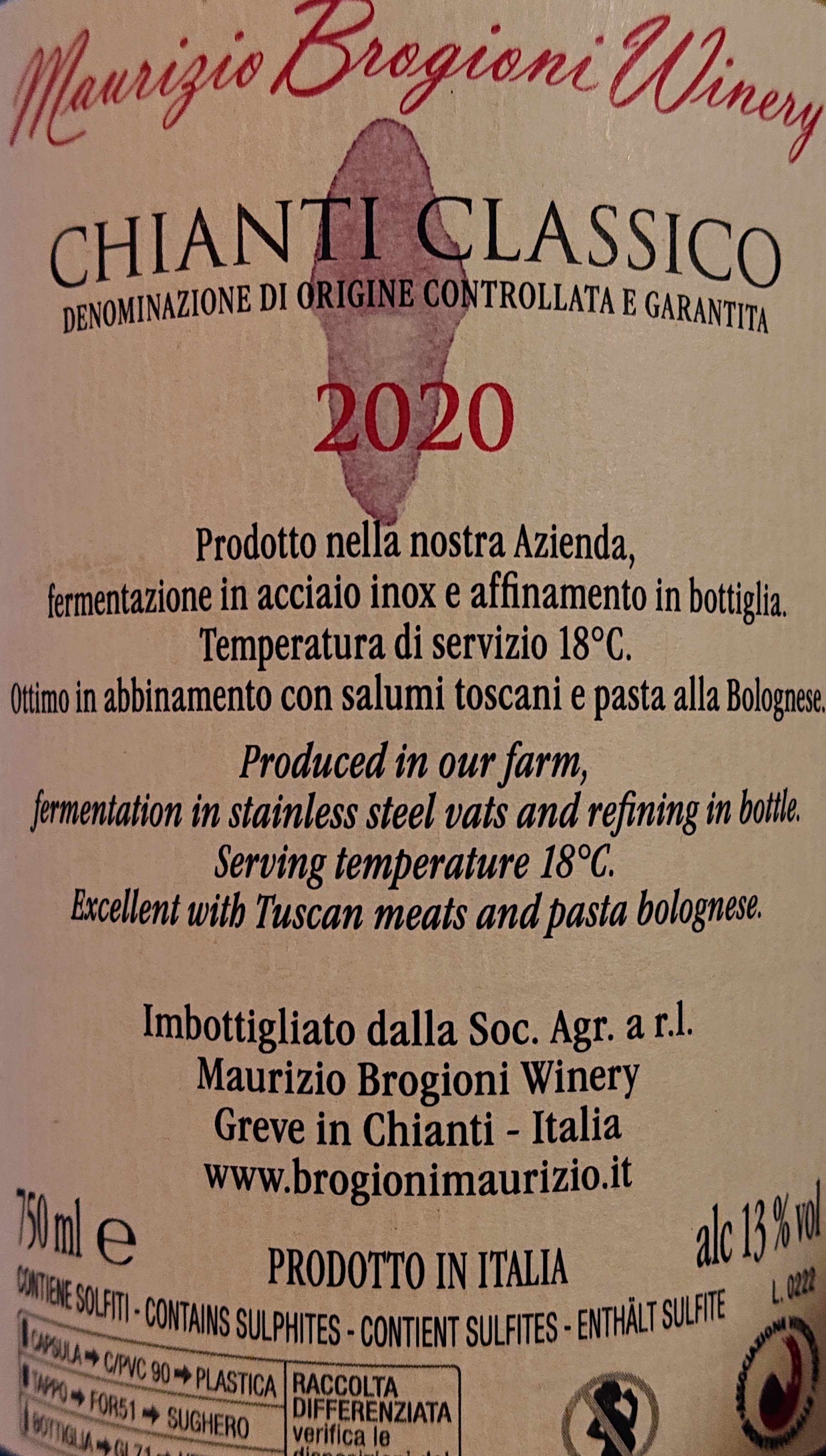 NeLLa CaNTiNa PiCCoLa Ci STa iL ViNo BoNo – Emotional Wines